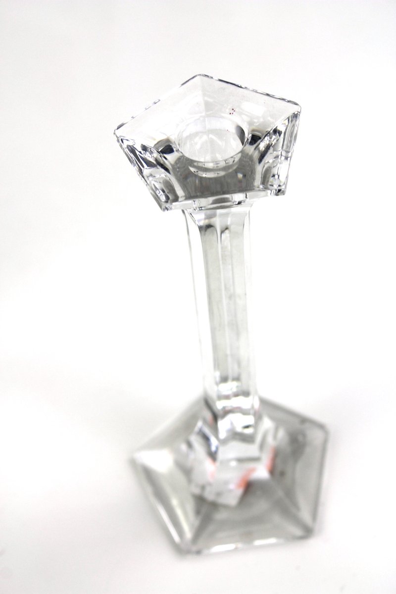 Pentagon Candleholders by C.J.Riedel for Riedel Glas, 1970s, Set of 2 ...
