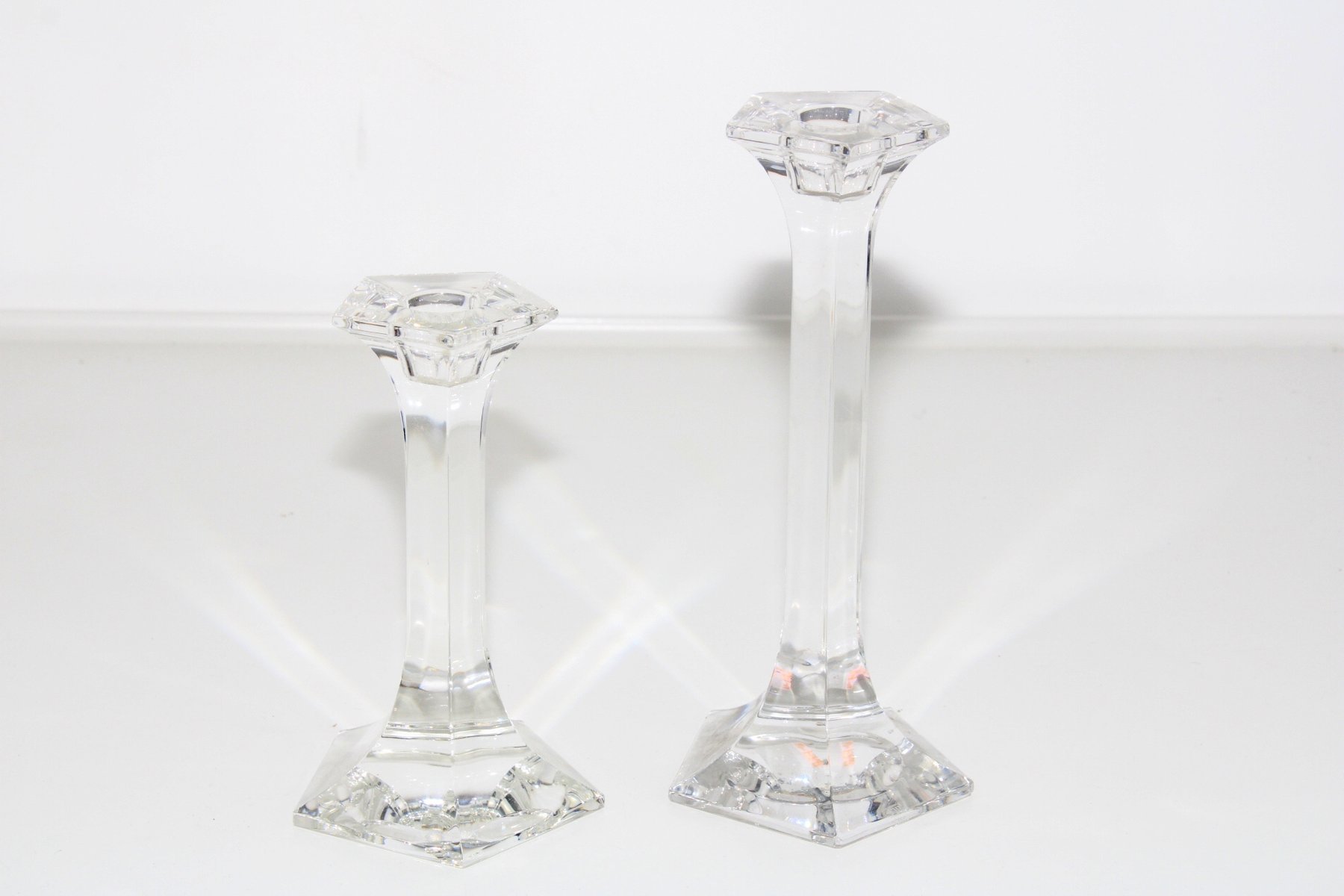 Pentagon Candleholders by C.J.Riedel for Riedel Glas, 1970s, Set of 2 ...
