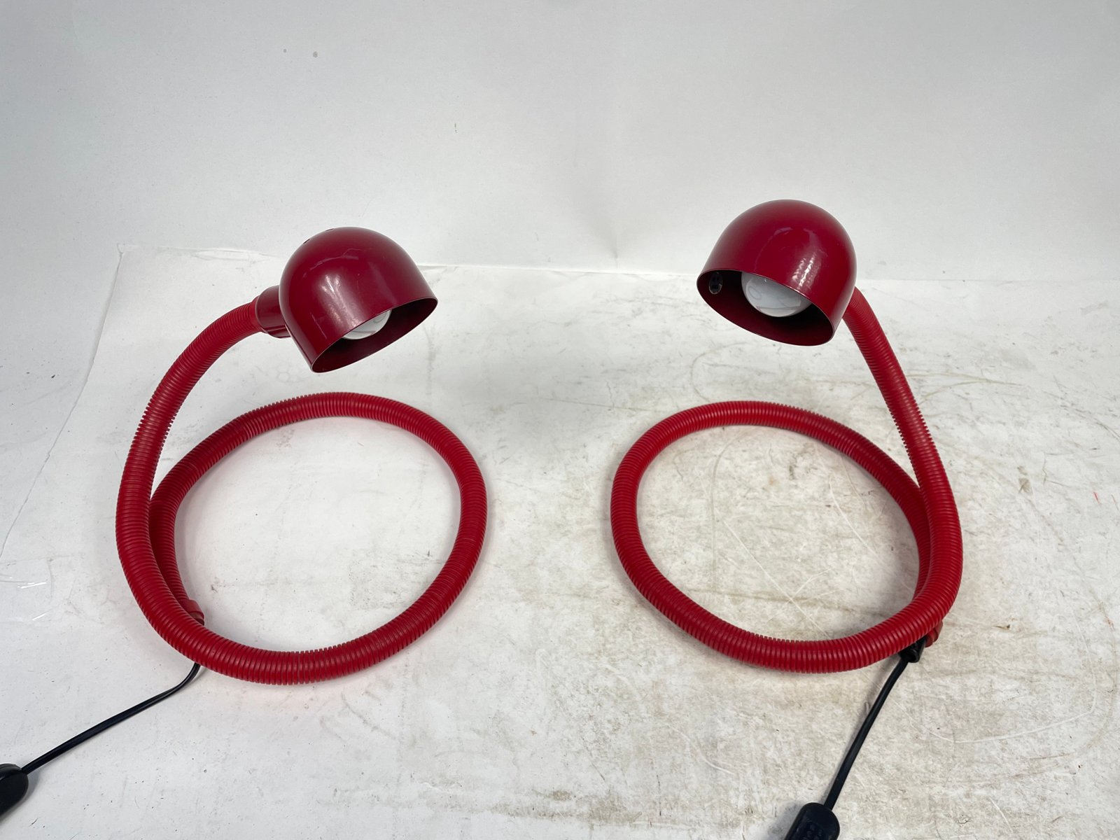 Jointed Snake Lamps, 1970s, Set of 2 for sale at Pamono