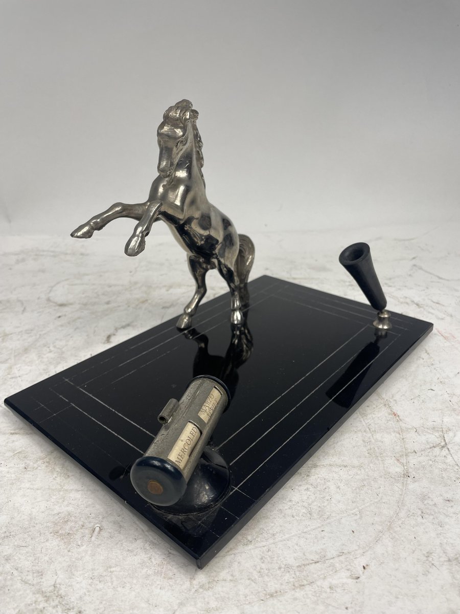 Liberty Pen Holder with Horse Statue, 1920s for sale at Pamono