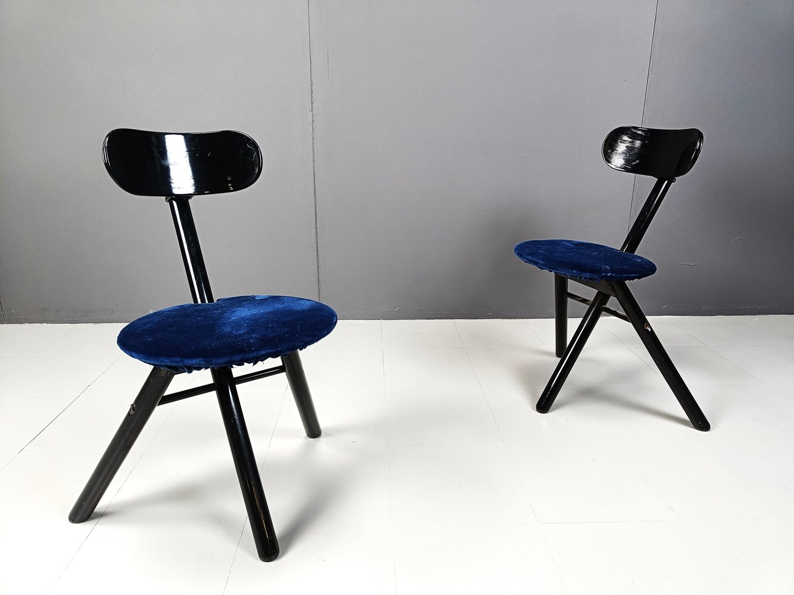 Foldable Stools by Calligaris, 1990s, Set of 2 for sale at Pamono