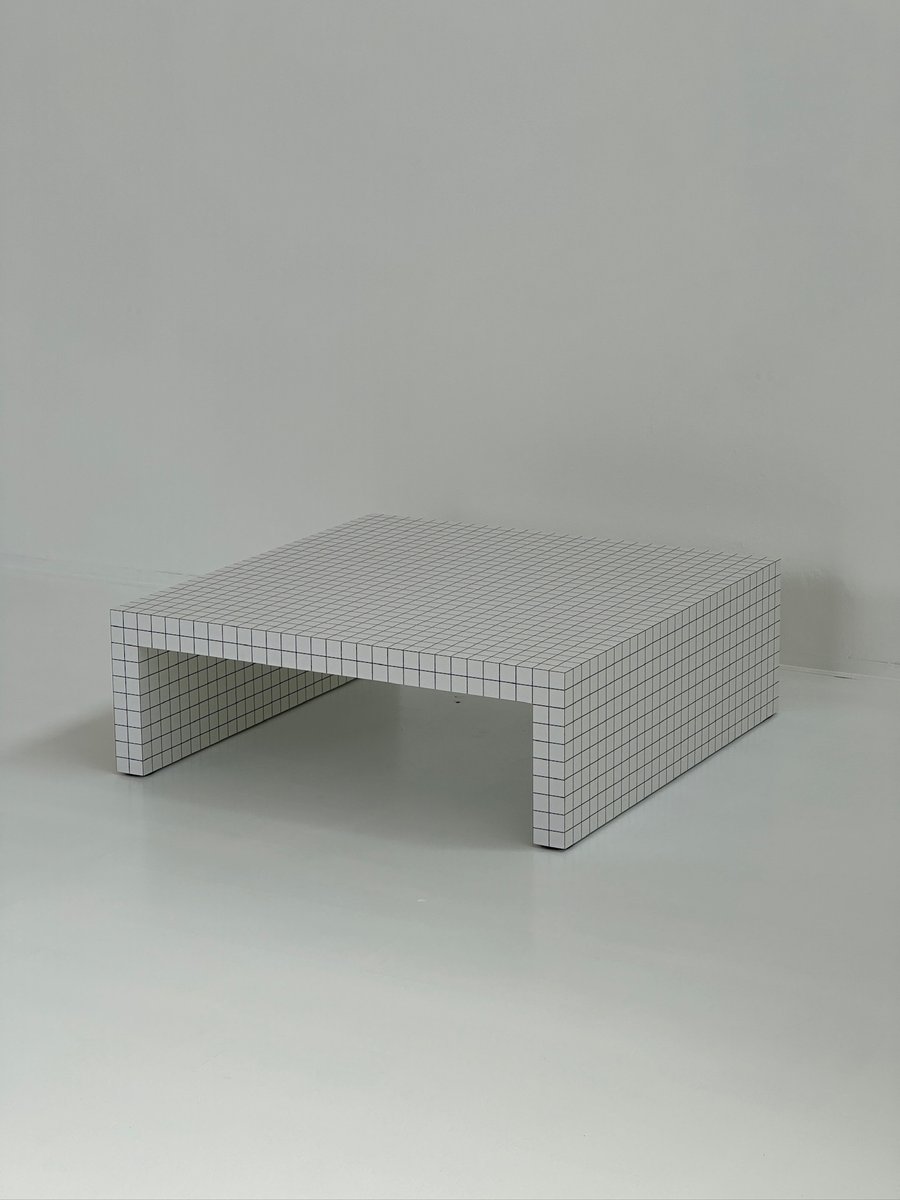 Quaderna Tavolino 656 Coffee Table by Superstudio for Zanotta for sale at Pamono