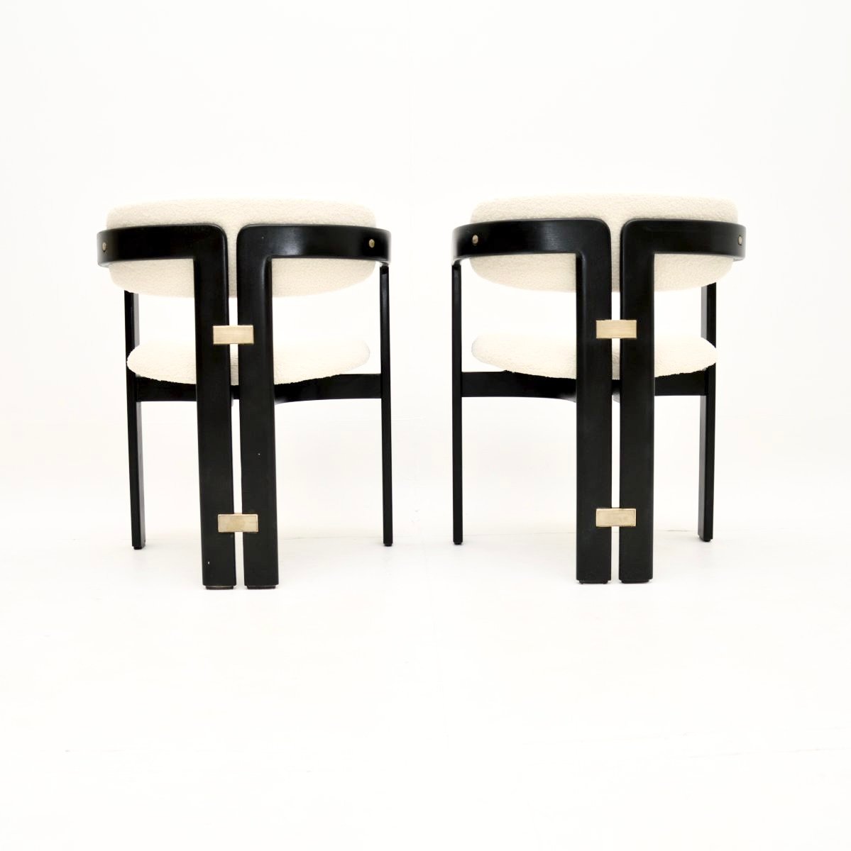 Vintage Italian Pamplona Chairs attributed to Augusto Savini for Pozzi ...