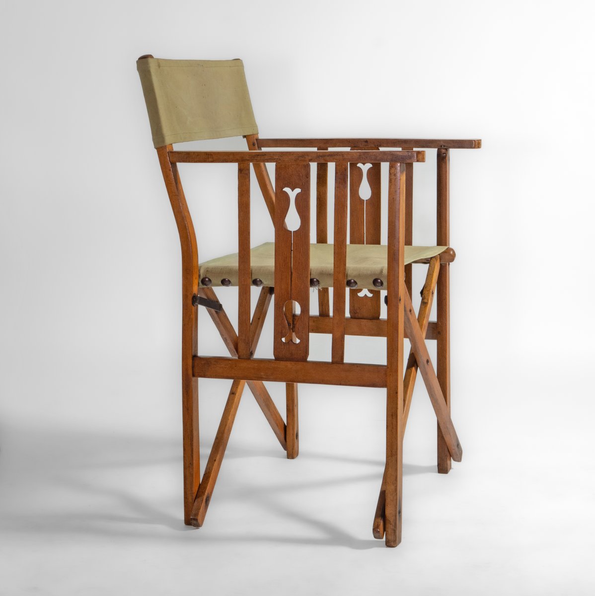 Antique Silver Plaque Folding Chair Royal Military Interest Smith's ...