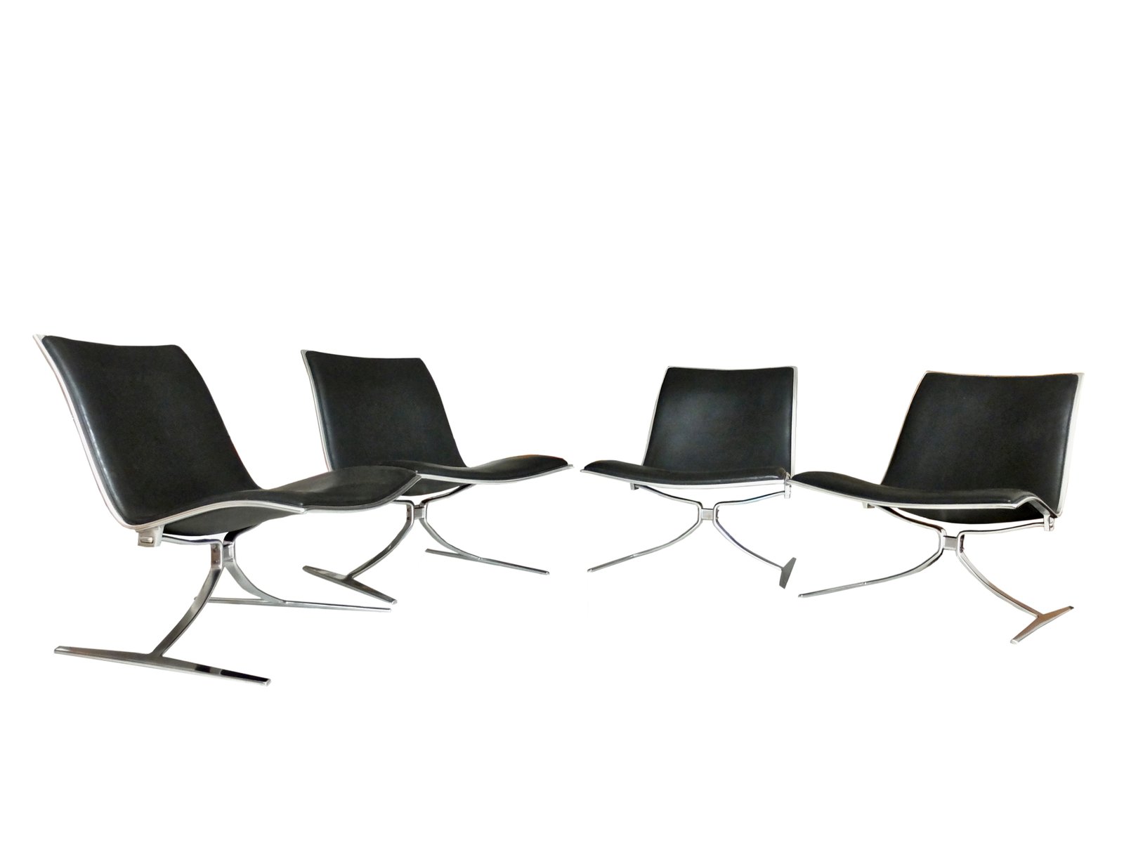 Jk 710 Skater Chairs by Jørgen Kastholm for Kill International, 1960s ...