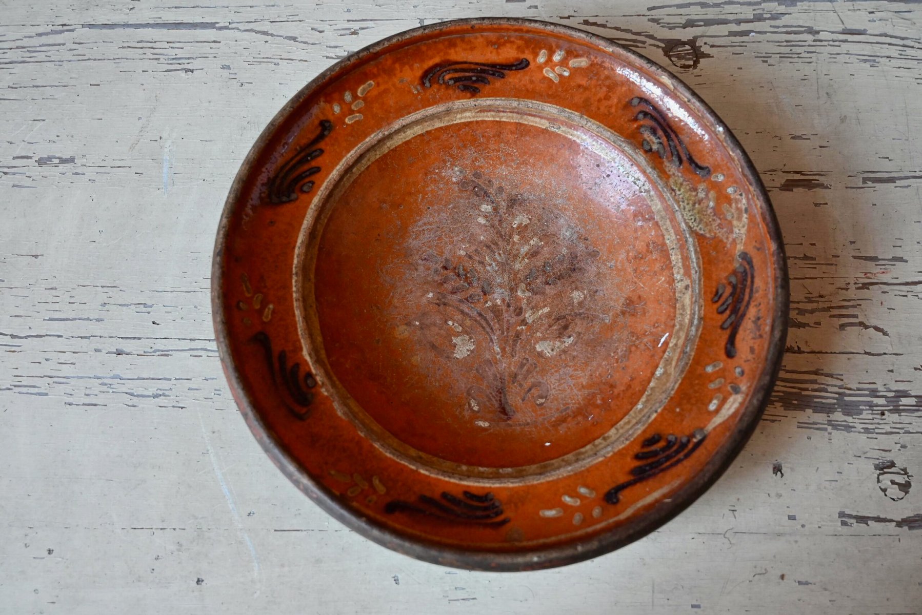 Large Bohemian Dish in Glazed Clay from Soufflenheim, 1930s for sale at ...