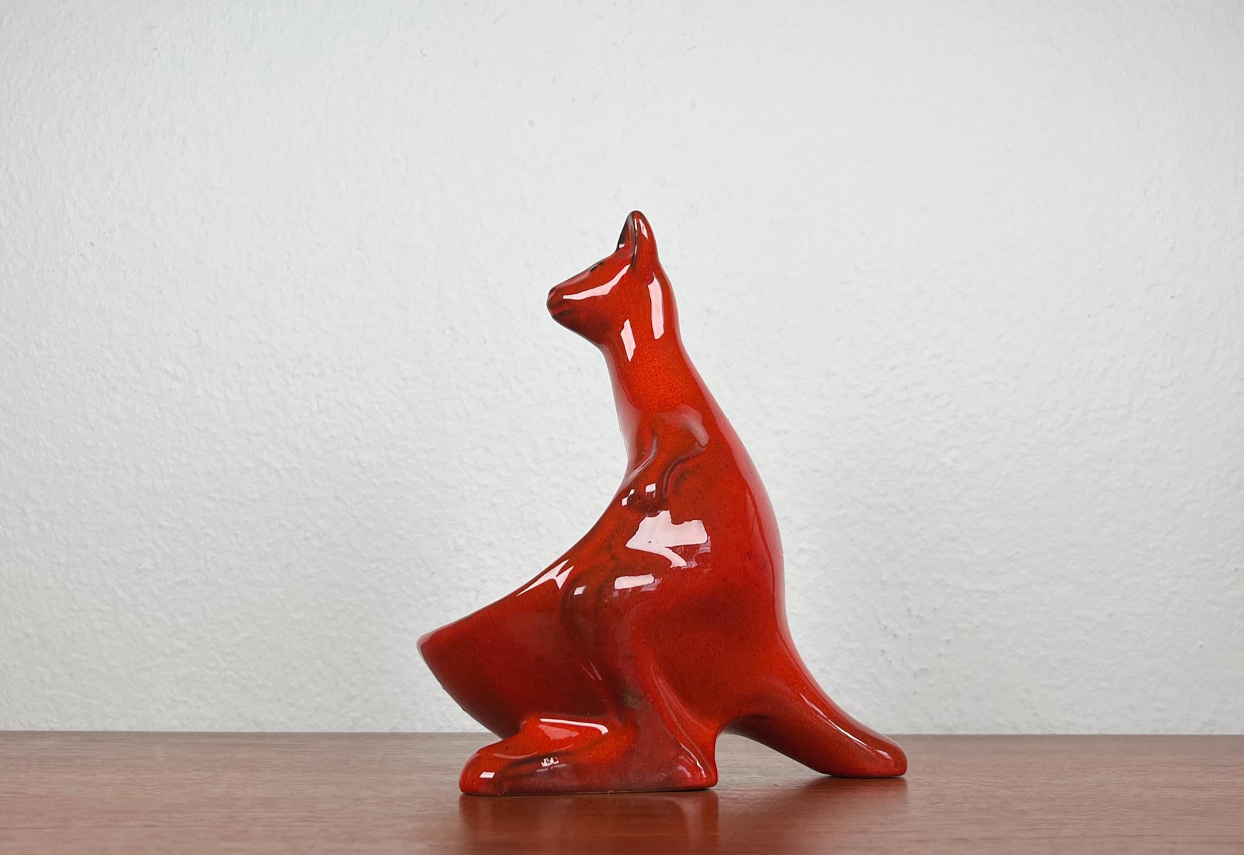 Vintage WGP Pottery Kangaroo Bowl from Pan Keramik, West Germany, 1970s ...