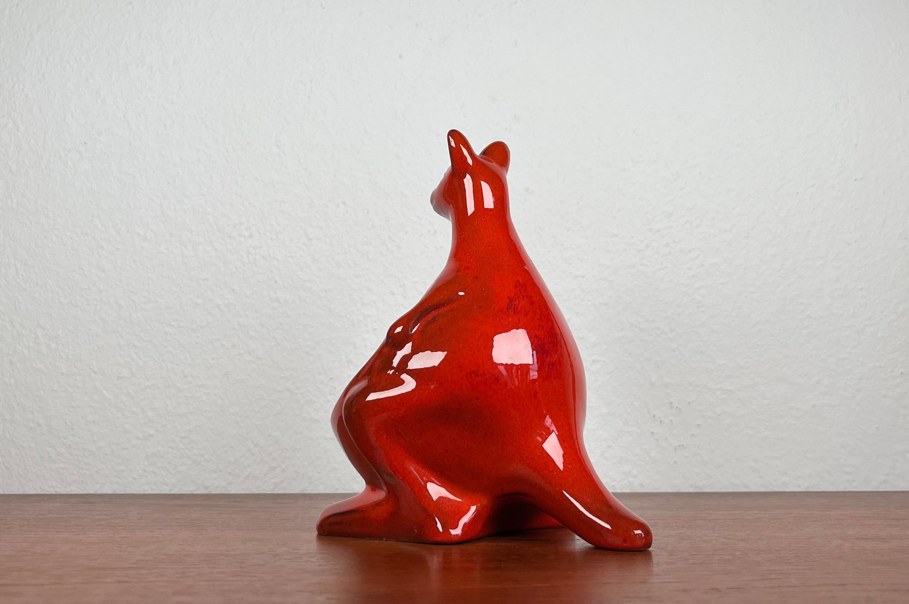 Vintage WGP Pottery Kangaroo Bowl from Pan Keramik, West Germany, 1970s ...