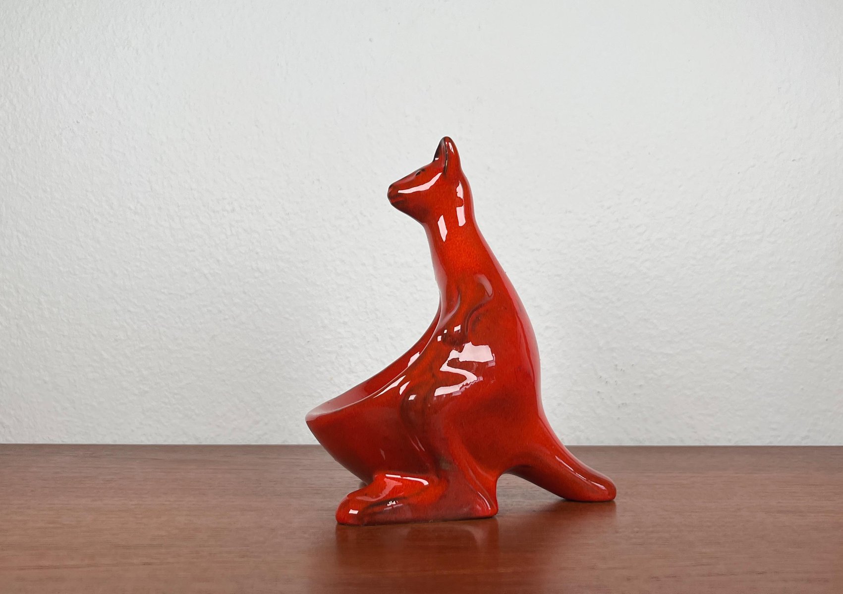 Vintage WGP Pottery Kangaroo Bowl from Pan Keramik, West Germany, 1970s ...