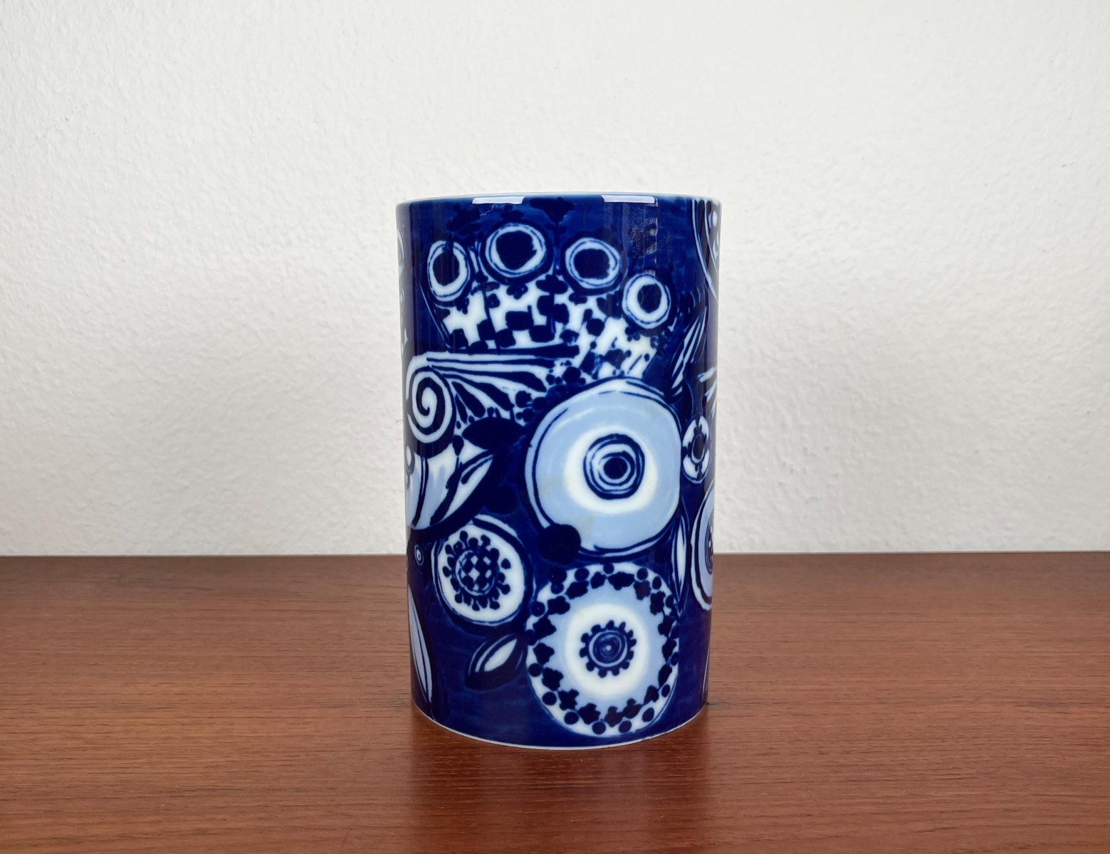 Large Vintage German Porcelain Peacock Vase by Bjørn Wiinblad for ...