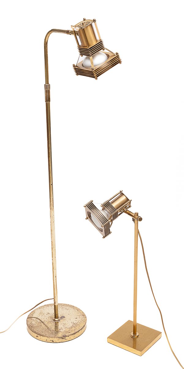 Vintage Reading Light and Table Lamp, 1960s, Set of 2 for sale at Pamono