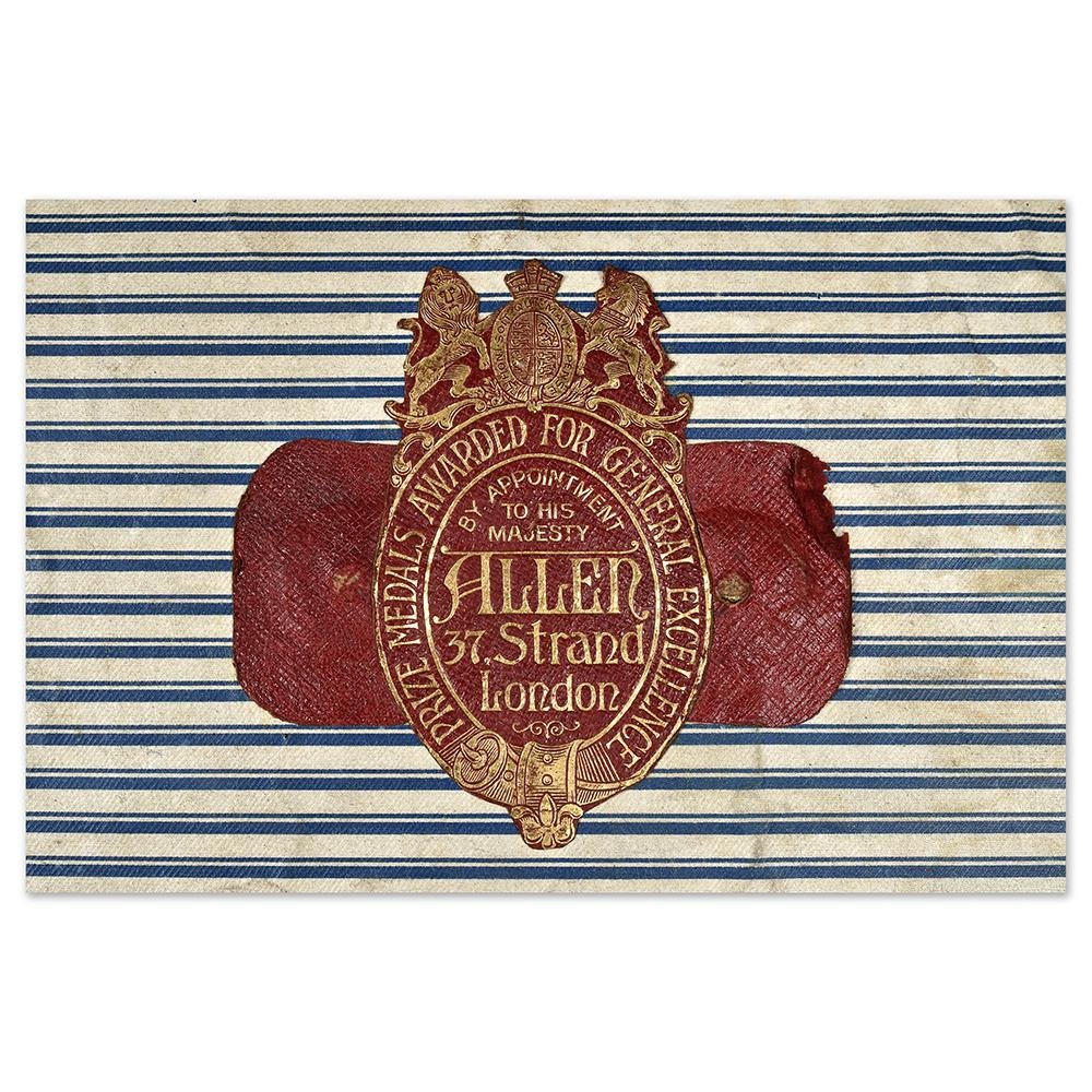 English Allen Leather Suitcase, 1920s for sale at Pamono