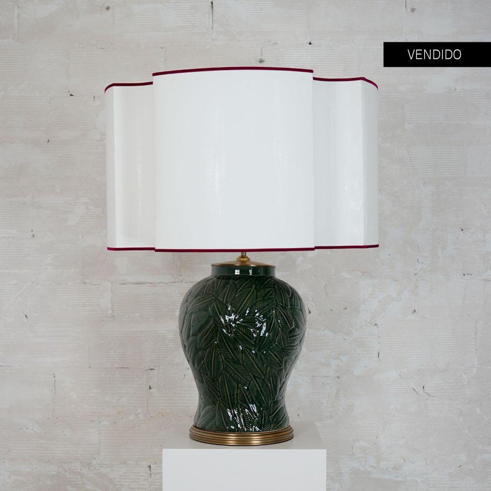 Green Cyprus Table Lamp for sale at Pamono
