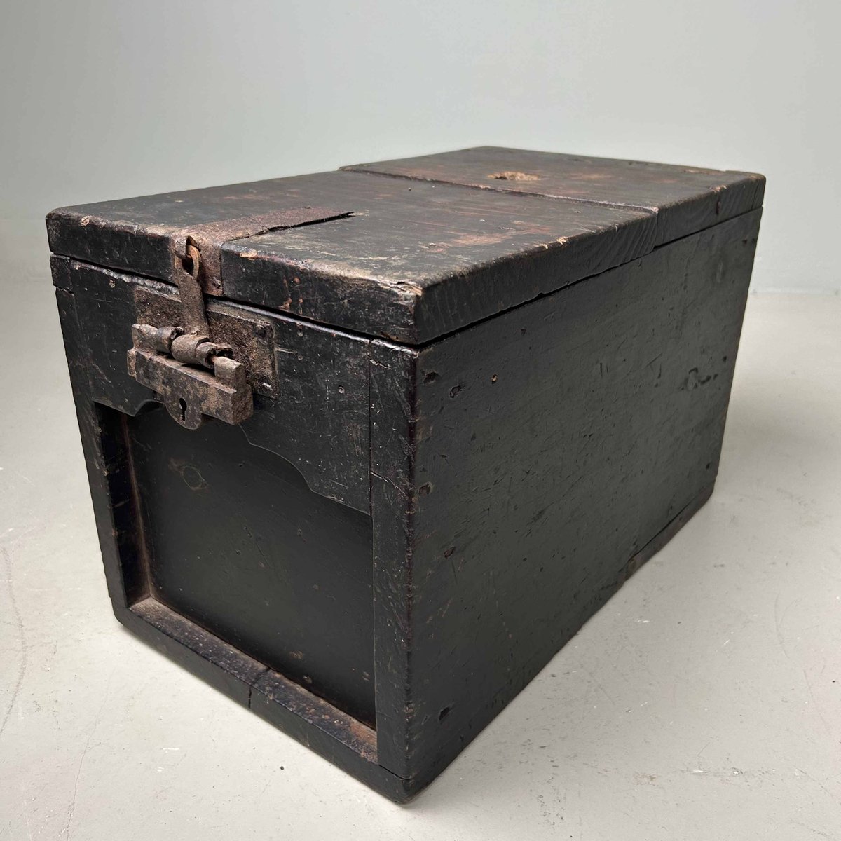 Antique Wooden Zenibako Temple Offering Box, Japan, 1890s for sale at ...