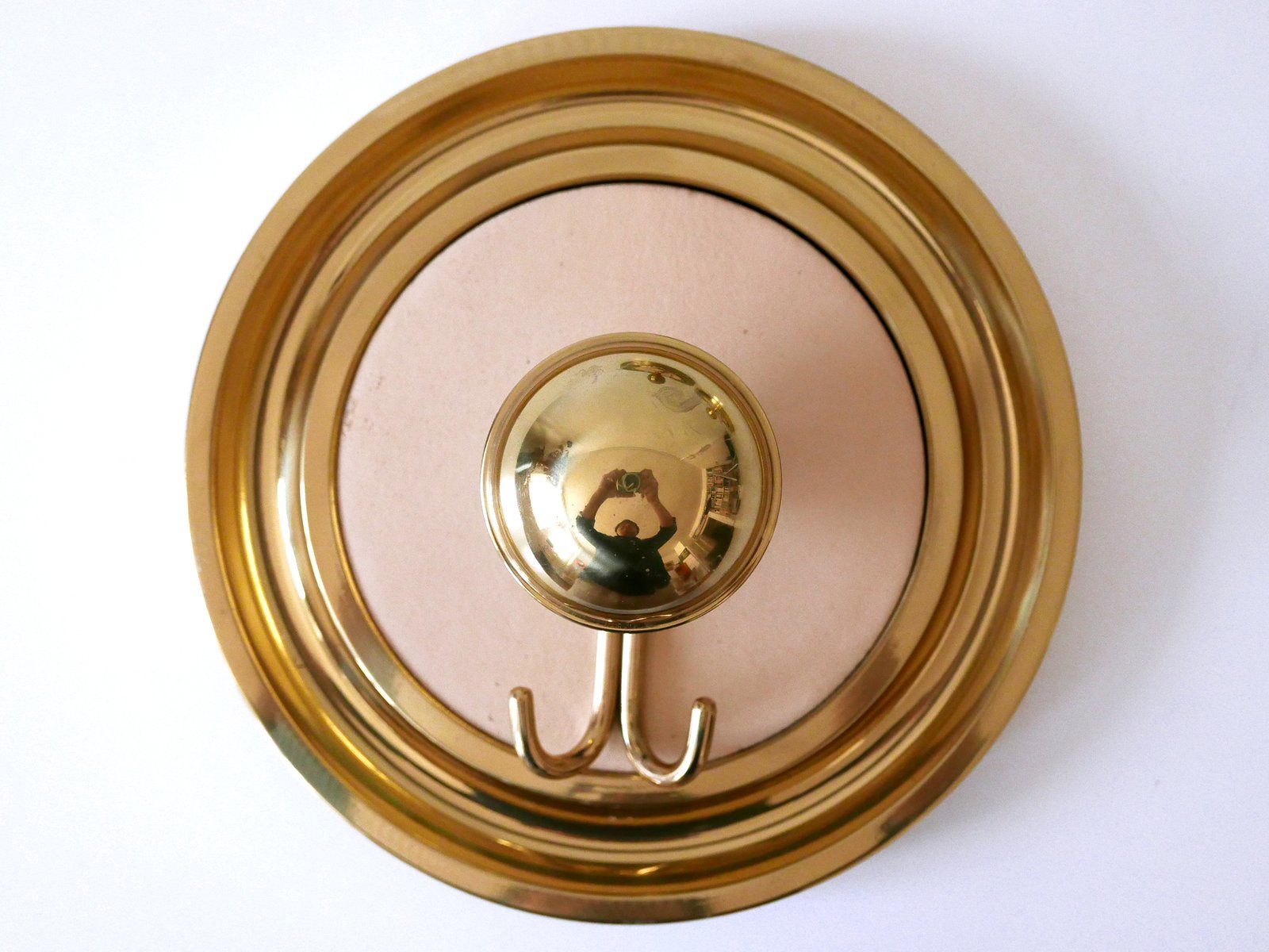 Large Mid-Century Modern Brass Coat Hooks, 1960s, Set of 3 for sale at ...