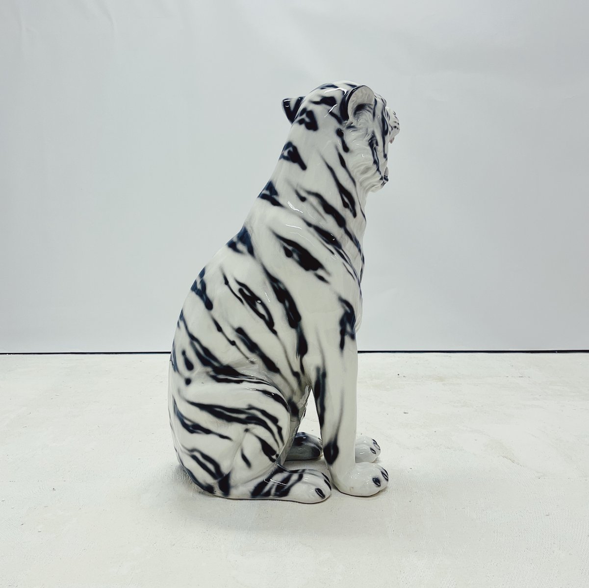 Siberian Tiger in Ceramic by Ceramiche Boxer for sale at Pamono