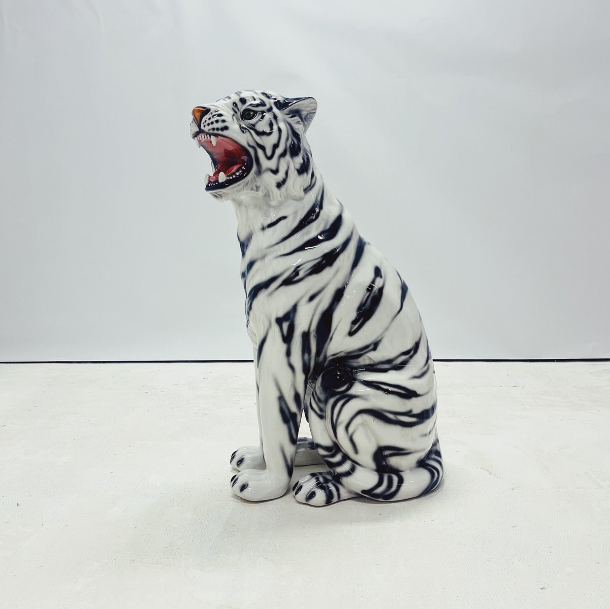 Siberian Tiger in Ceramic by Ceramiche Boxer for sale at Pamono
