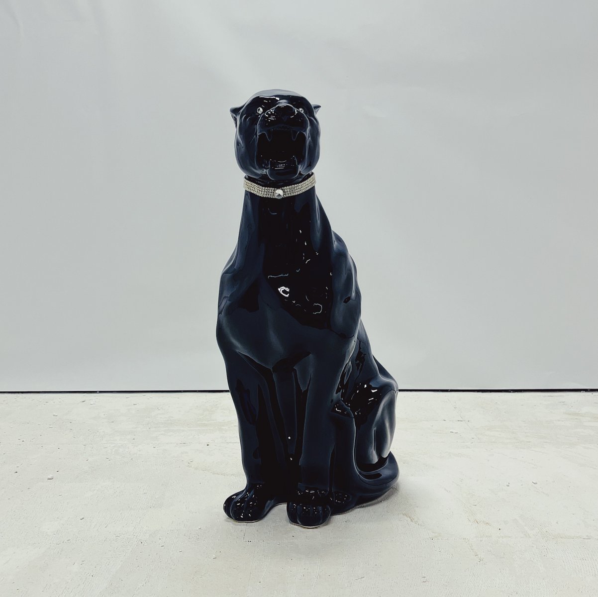Black Panther in Ceramic by Ceramiche Boxer for sale at Pamono