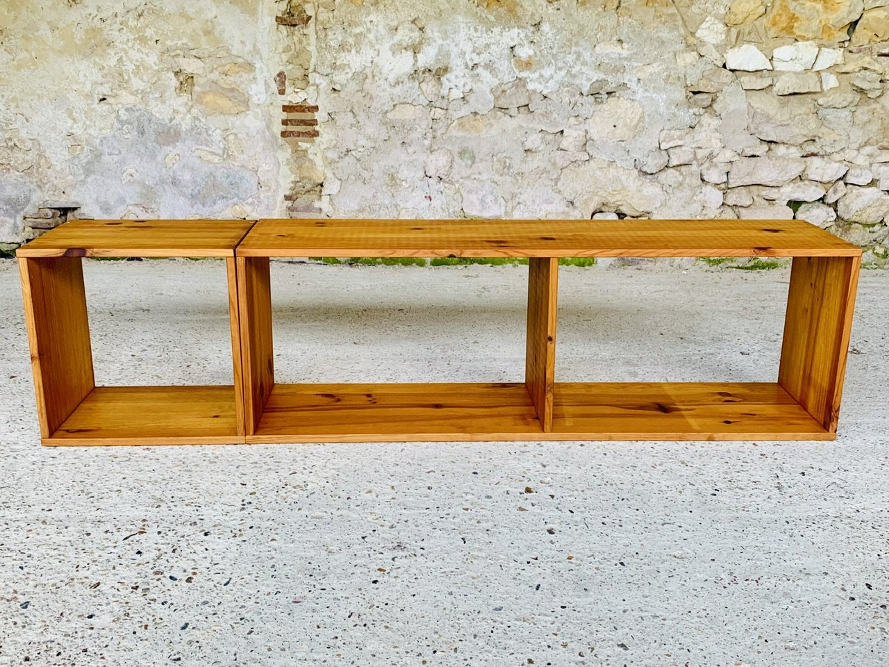 Stackable Modular Shelving System, 1980s, Set of 6 for sale at Pamono