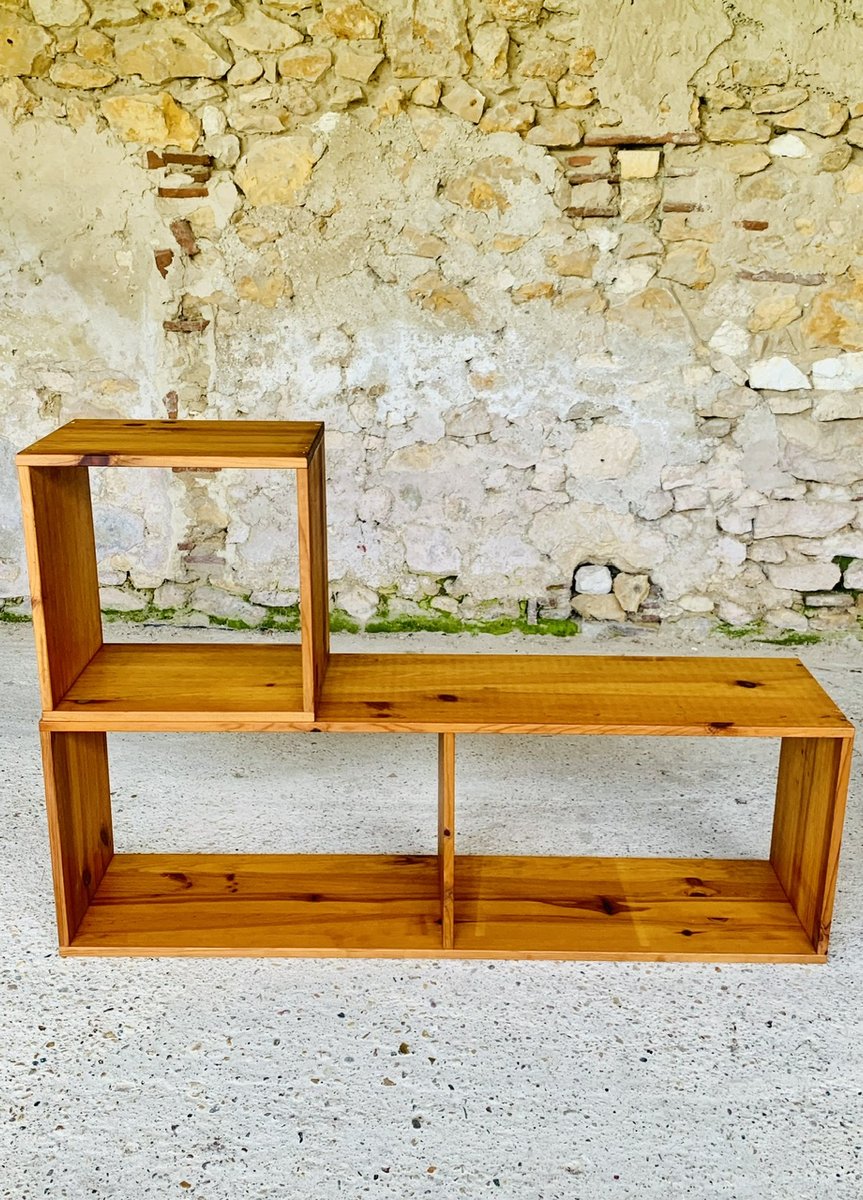 Stackable Modular Shelving System, 1980s, Set of 6 for sale at Pamono