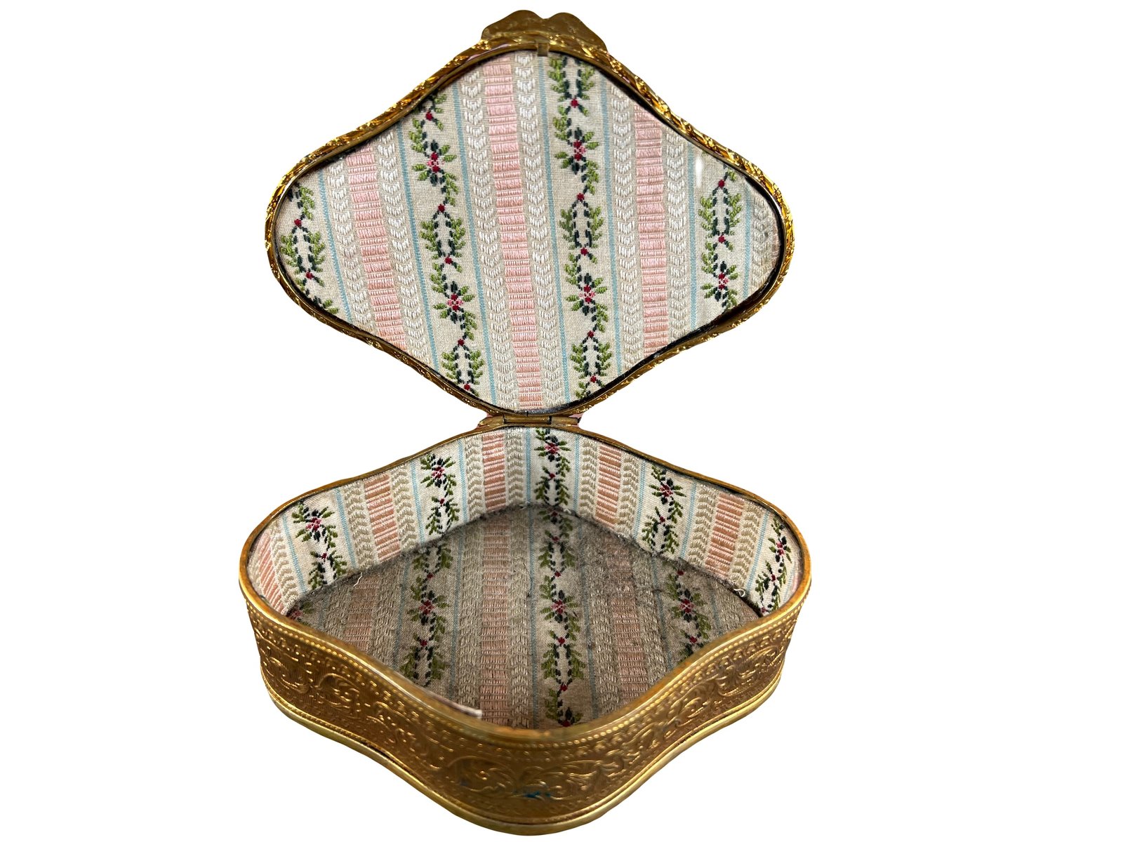 Art Nouveau Brass Jewelry Box, 1800s for sale at Pamono