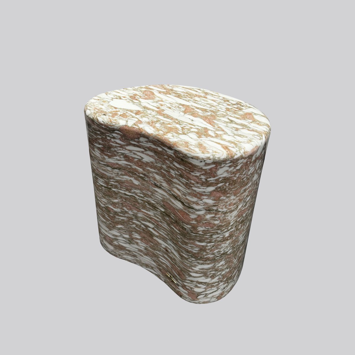 Marble Stool with Wheels by Angela Stiuso for sale at Pamono