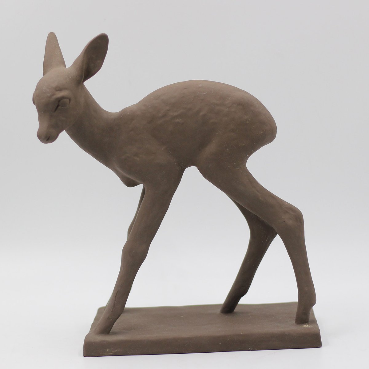 Ceramic Deer by Else Bach for Karlsruhe Majolika, 1960s for sale at Pamono