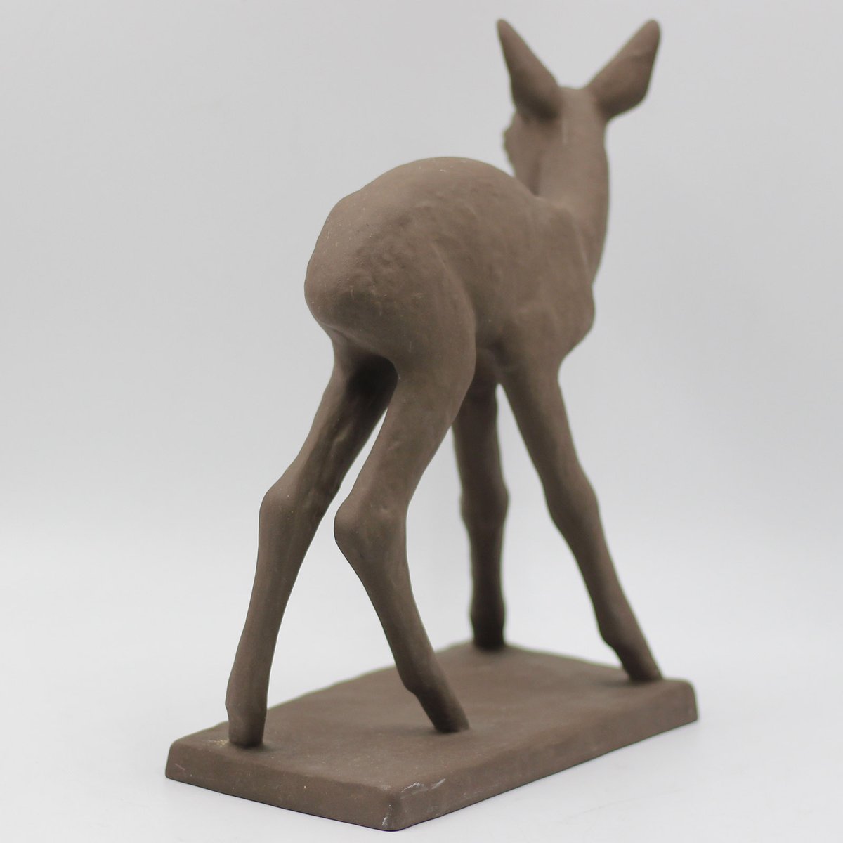 Ceramic Deer by Else Bach for Karlsruhe Majolika, 1960s for sale at Pamono