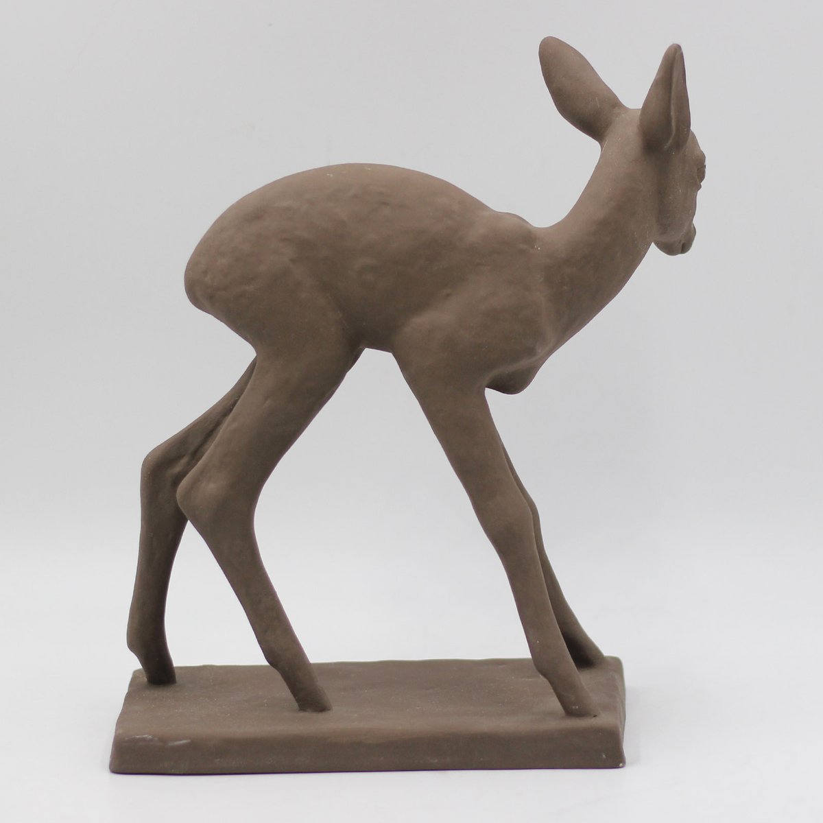 Ceramic Deer by Else Bach for Karlsruhe Majolika, 1960s for sale at Pamono