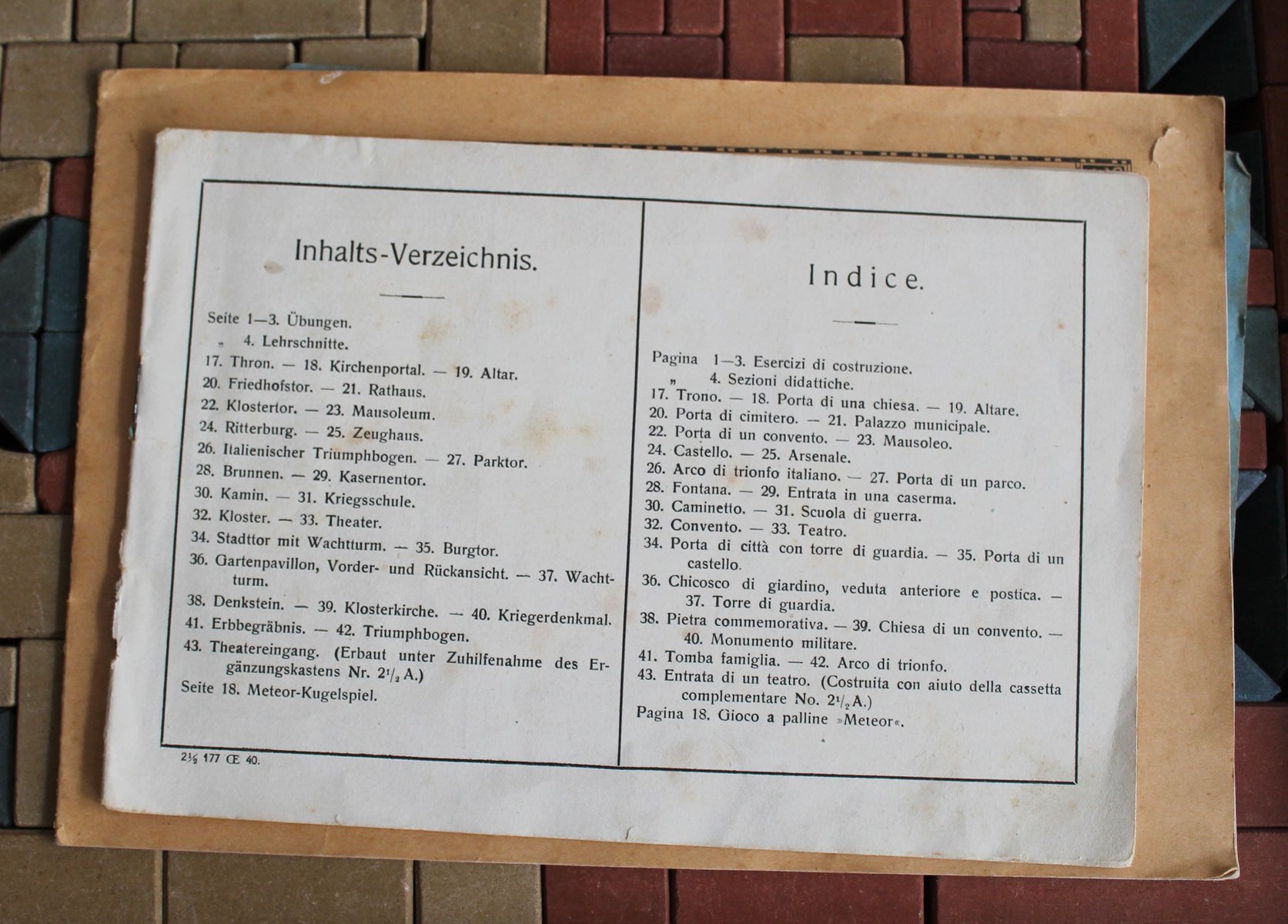 Richters Stone Anchor Building Blocks Box, 1890s, Set of 2 for sale at ...