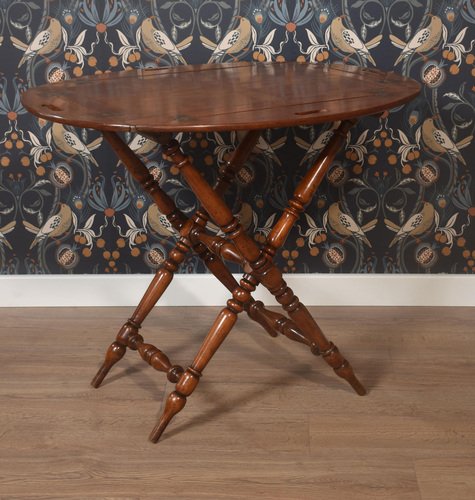 Oak Butlers Tray on Stand for sale at Pamono