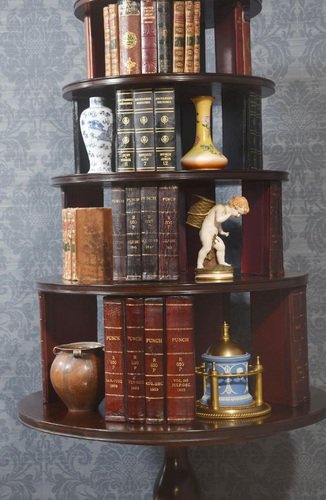 Regency Style Mahogany Revolving Bookcase, 1890s for sale at Pamono
