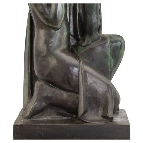 Joseph Csáky, Mother with Her Child, Bronze on Granite Base for sale at ...