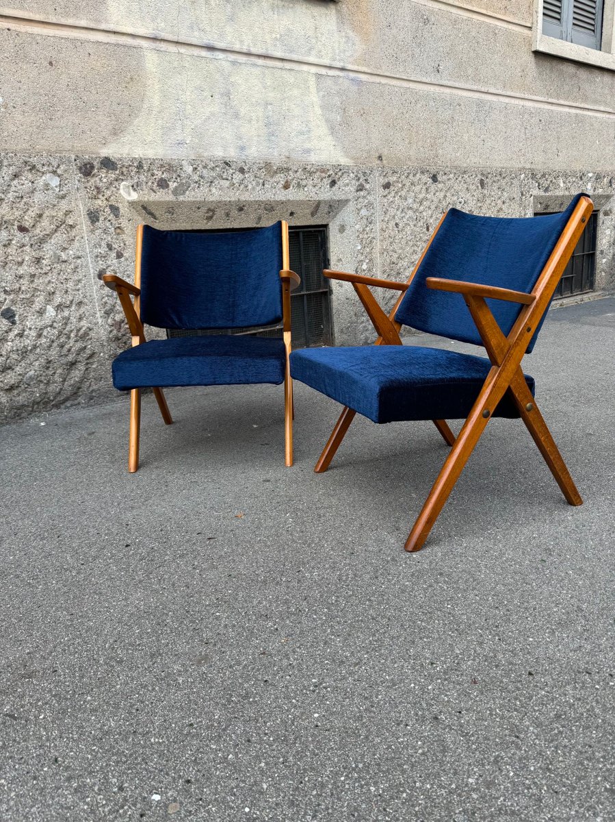 Set of Vintage Dal Vera Chairs for sale at Pamono