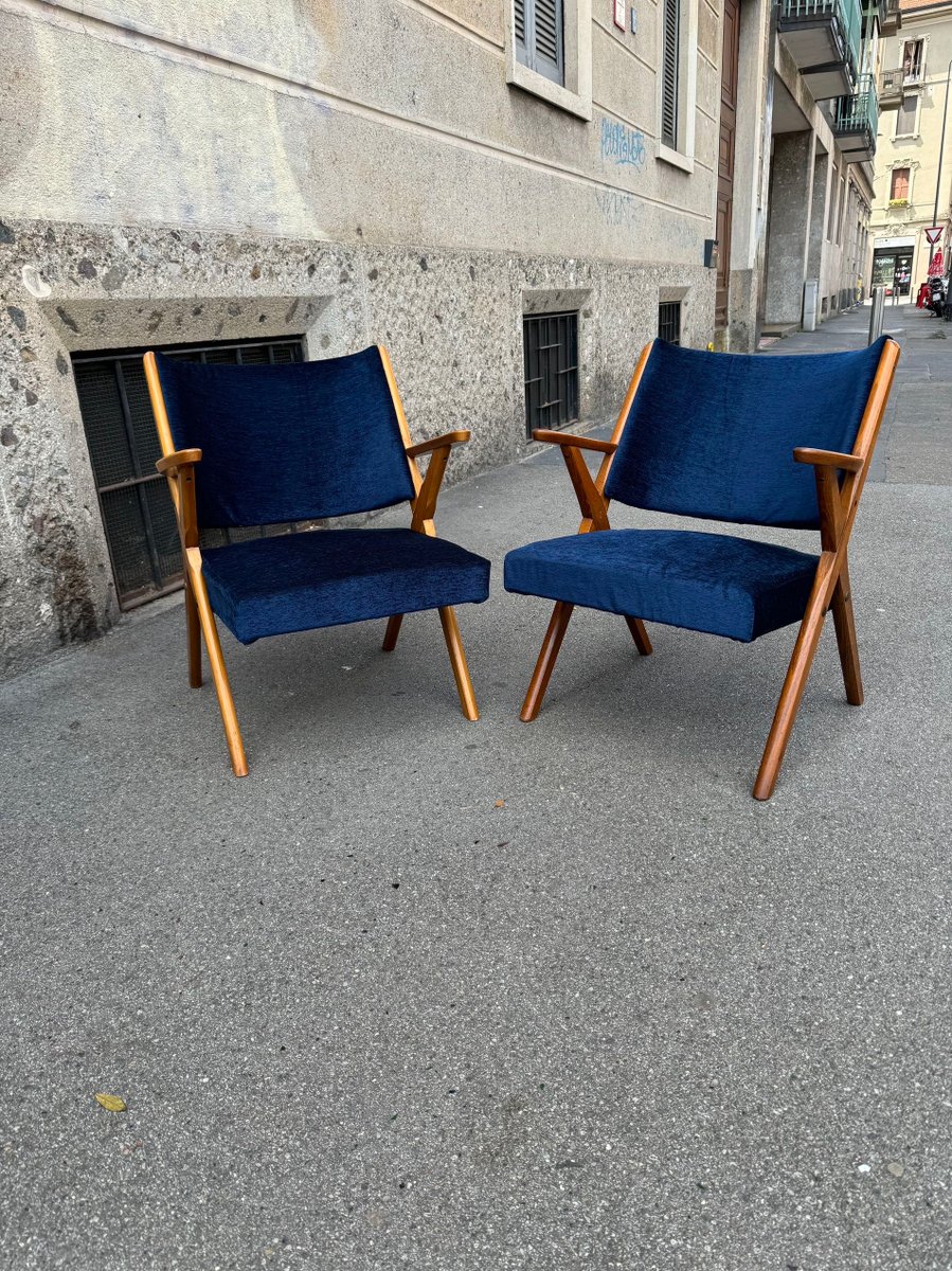 Set of Vintage Dal Vera Chairs for sale at Pamono