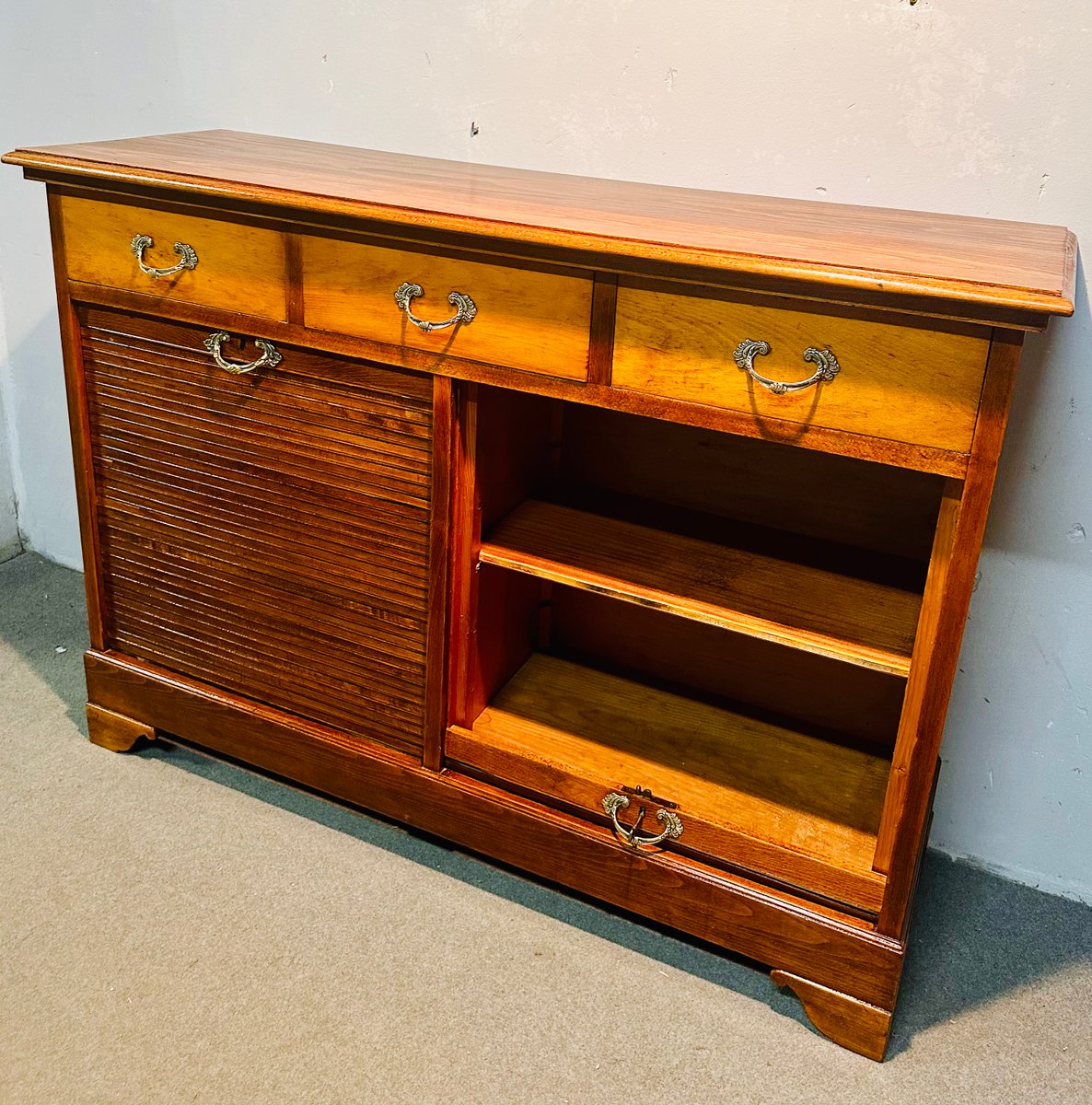 Antique Counter with Shutter, 1900s for sale at Pamono