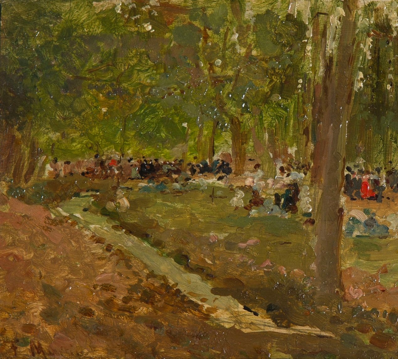 Tomas Martin Rebollo, Landscape, 19th Century, Oil on Panel for sale at ...