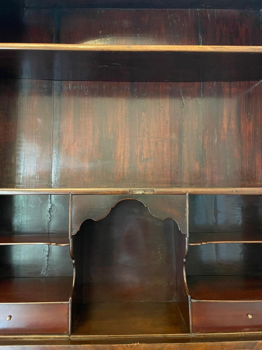 Antique 18th Century Rosewood Bureau Bookcase, 1780s for sale at Pamono
