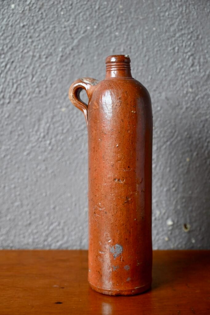 Antique Stoneware Bottle for sale at Pamono