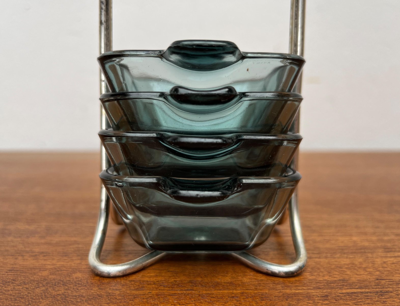 Mid-Century German Stacking Ashtrays by Wilhelm Wagenfeld for WMF ...