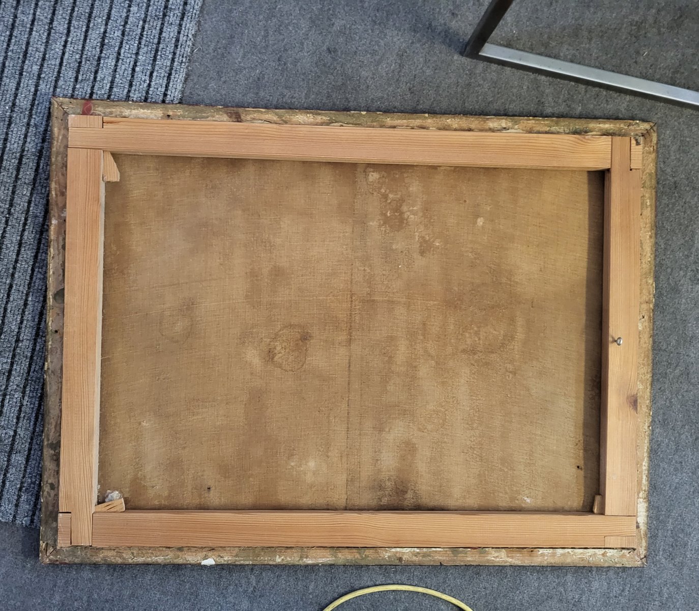 Jesus with a Cross, 1800s, Oil on Canvas, Framed for sale at Pamono