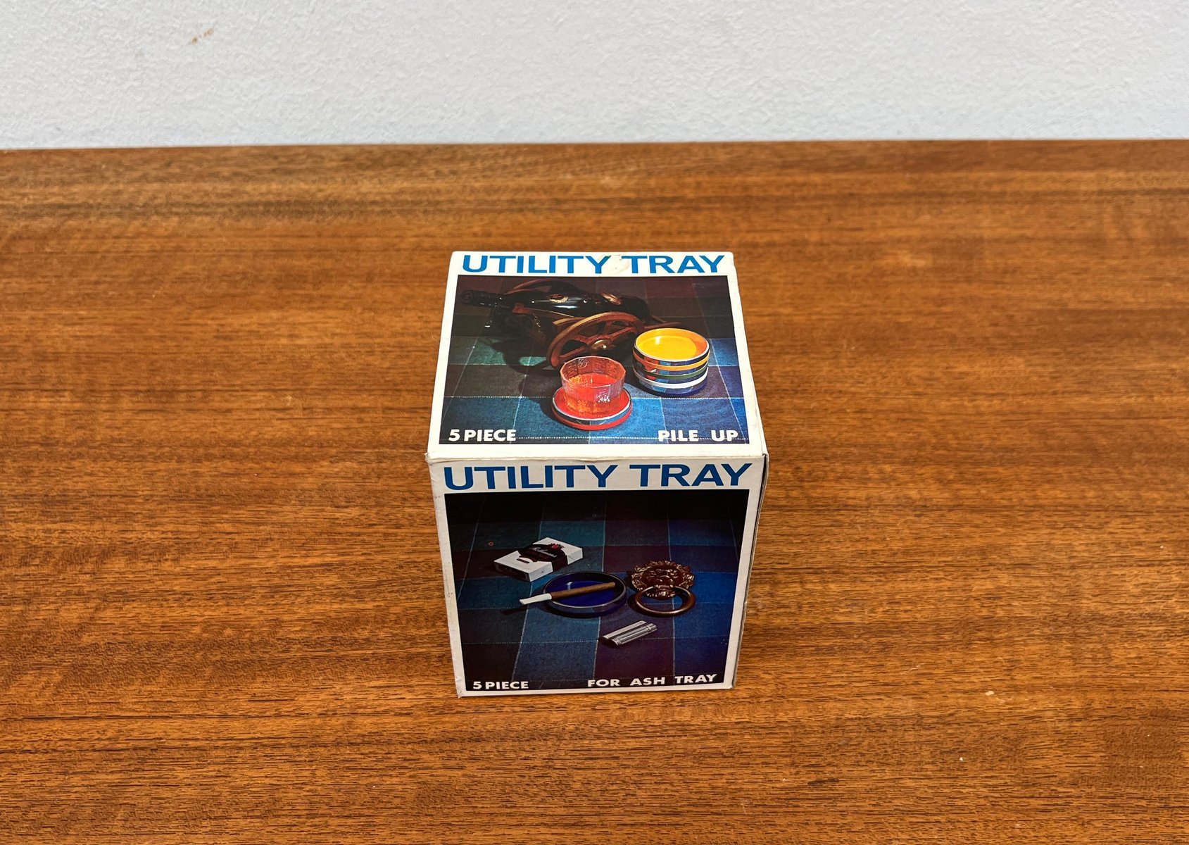 Mid-Century Space Age Metal and Melamin Utility Tray Bowls, 1960s, Set ...