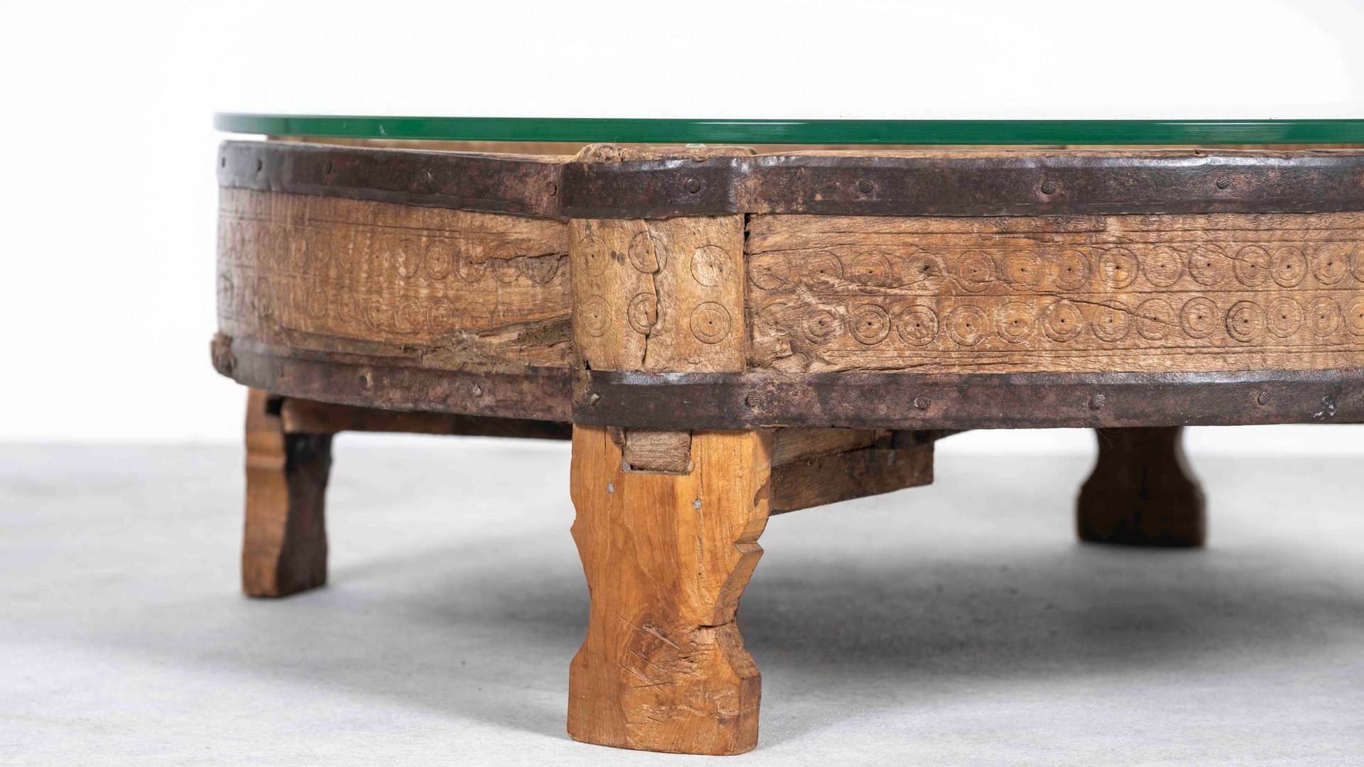 Indian Chakki Coffee Table for sale at Pamono