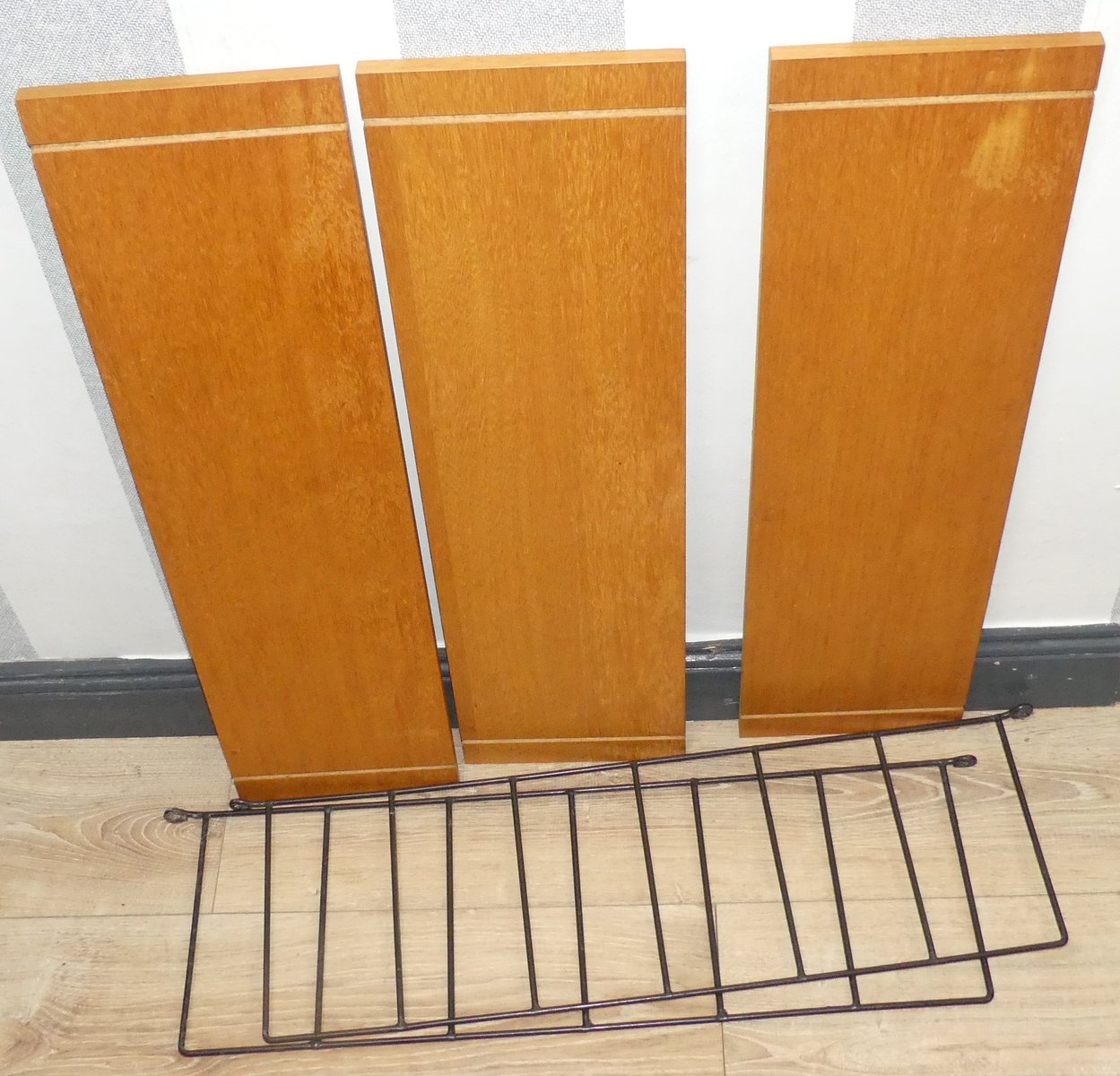 Vintage String Shelf with Two Ladder Shelves, 1960s for sale at Pamono