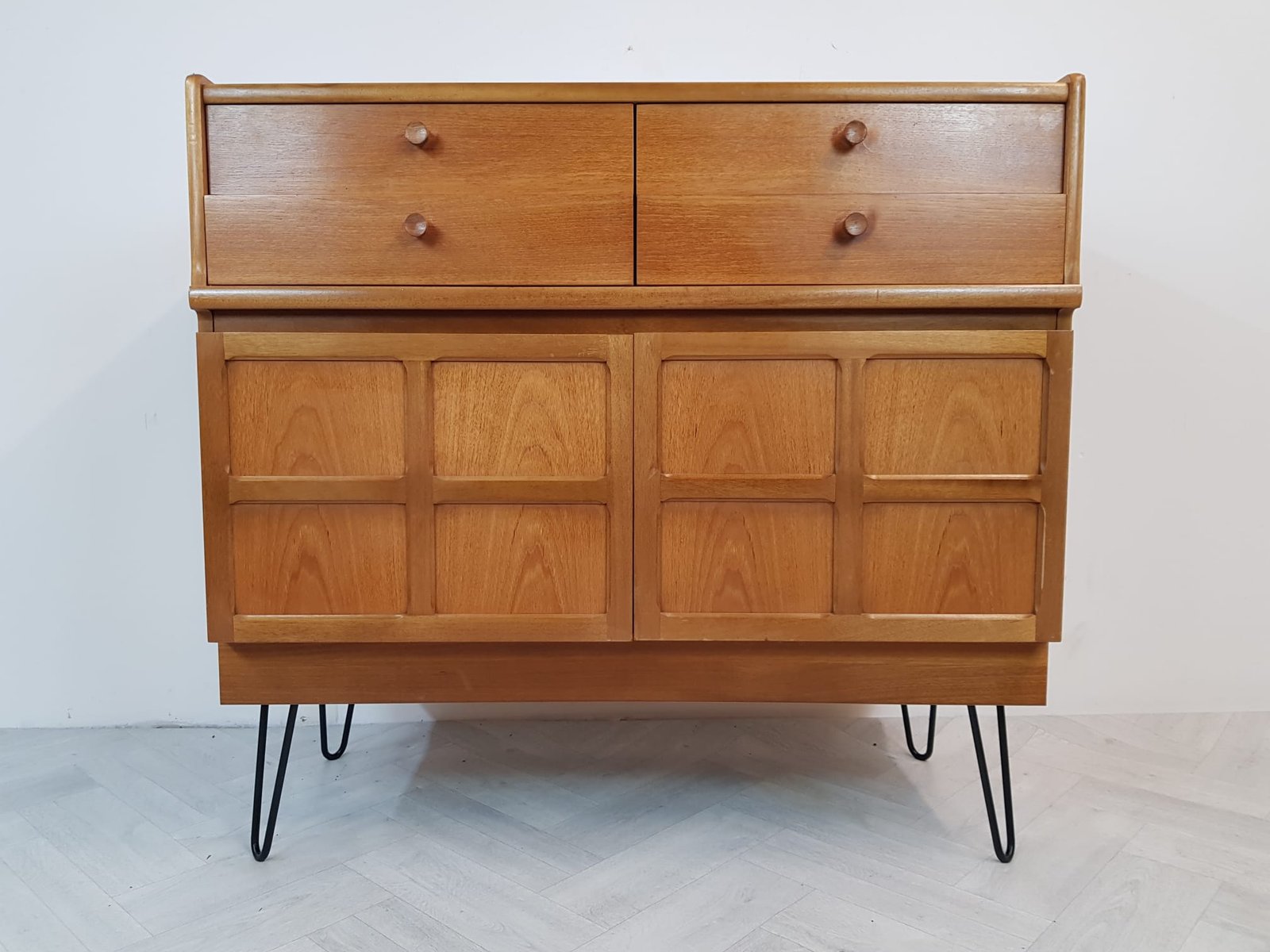 Mid-Century Danish Teak Design Compact Sideboard from Nathan for sale ...