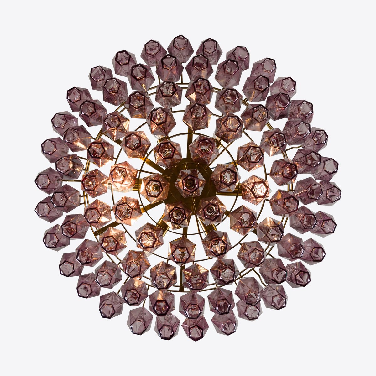 Lilac Sorrento Chandelier from Pure White Lines for sale at Pamono