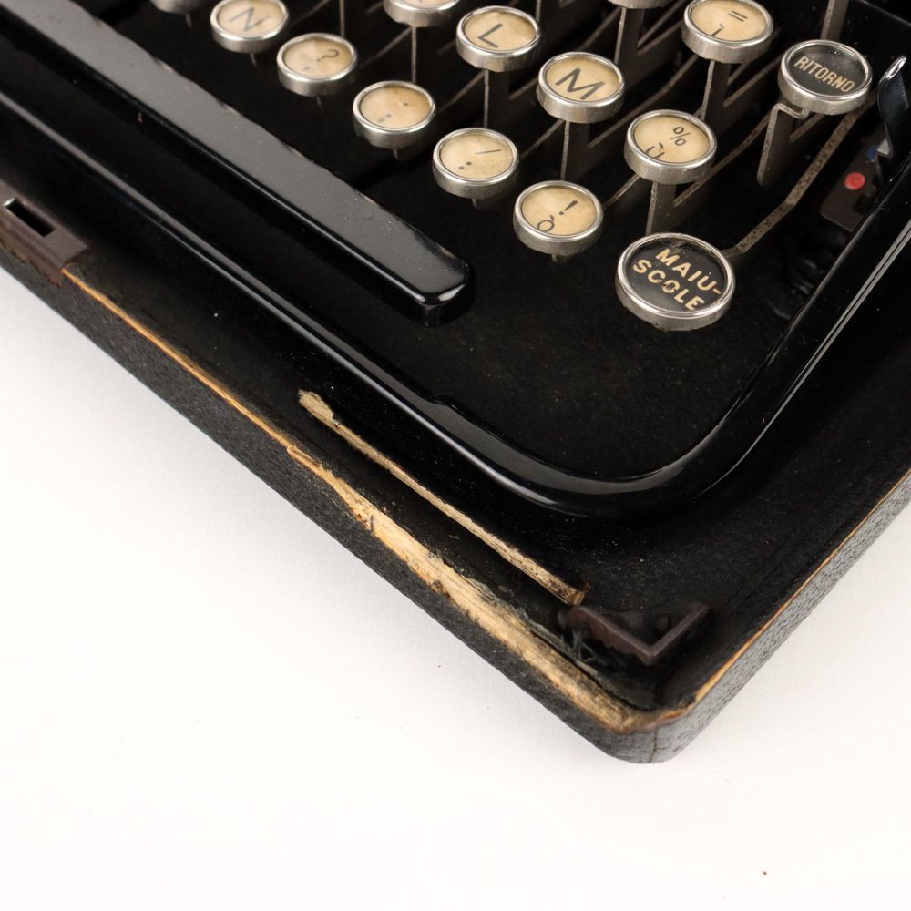 Vintage Italian Ico Olivetti Typewriter, 1930s for sale at Pamono