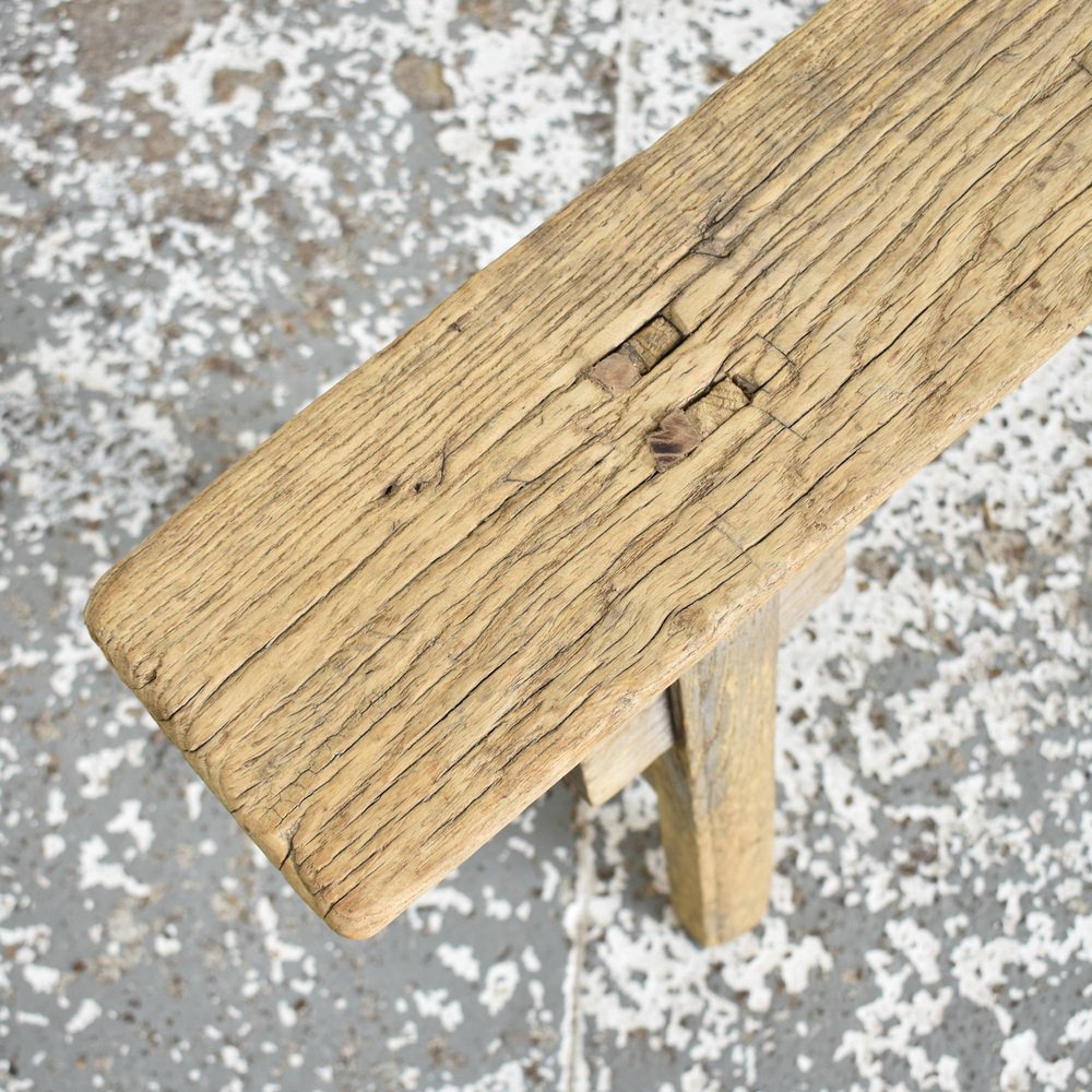 Antique Elm Rustic Pig Bench for sale at Pamono