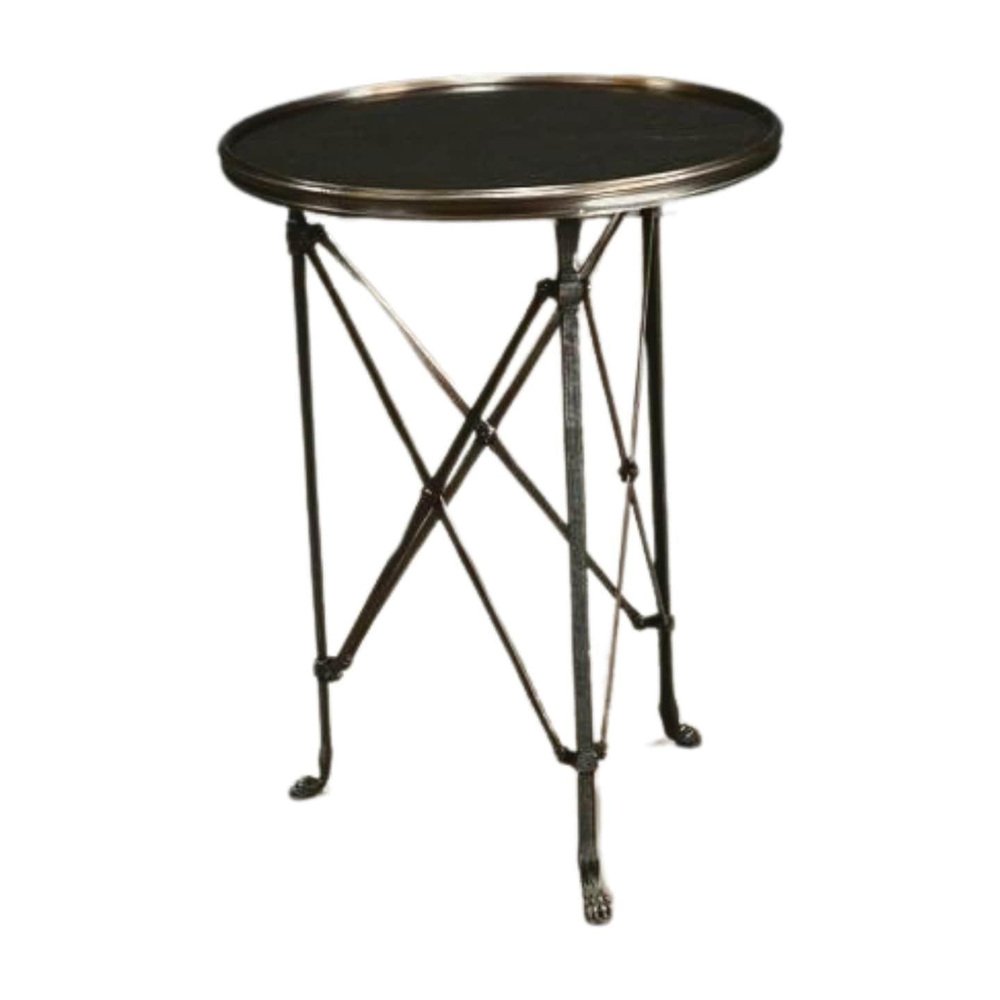 Side Table Etienne in Gunmetal Bronze from Eichholtz for sale at Pamono