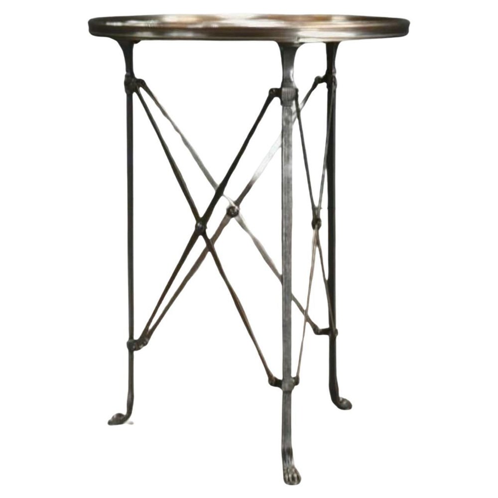 Side Table Etienne in Gunmetal Bronze from Eichholtz for sale at Pamono